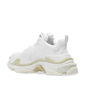 Balenciaga Triple S Lace-up Sneakers - White