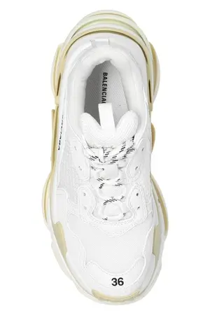 Balenciaga Triple S Lace-up Sneakers - White
