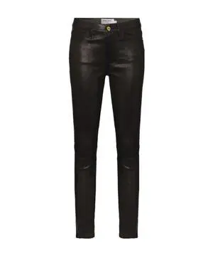 FRAME Le High Skinny Leather Trousers