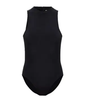 Vetements Logo Embroidered Sleeveless Bodysuit