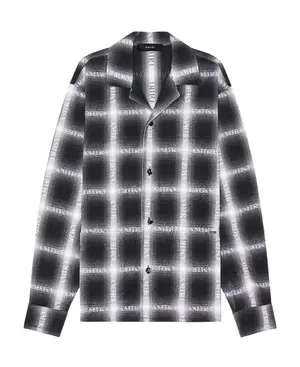 Amiri Checked Logo-print Shirt