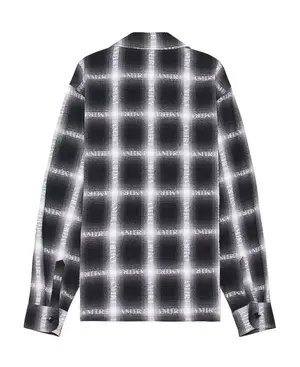 Amiri Checked Logo-print Shirt