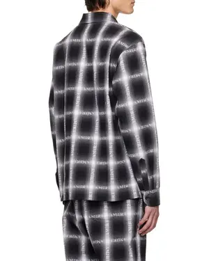 Amiri Checked Logo-print Shirt