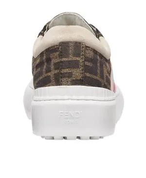 Fendi Ff Pattern Low-top Sneakers