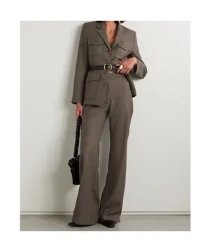 NILI LOTAN Effy Wide-leg Track Pants