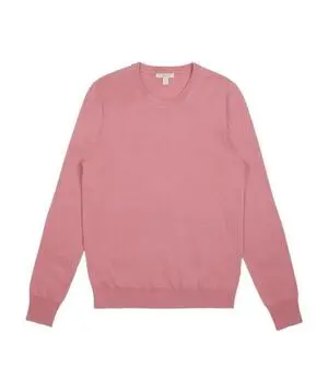 Burberry Long-sleeved Pullover With Round Collar