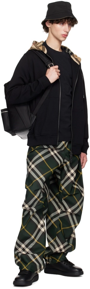Burberry Logo Printed Zip-up Backpack