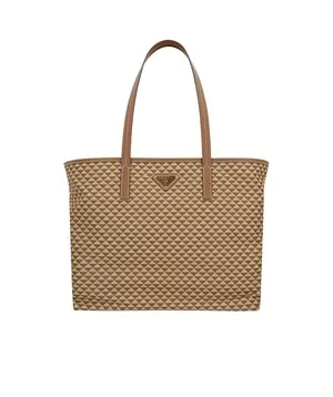 Prada Re-nylon Top Handle Bag - Caramel Color