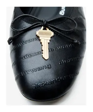 Alexander Wang Key Detail Quilted Ballet Flats