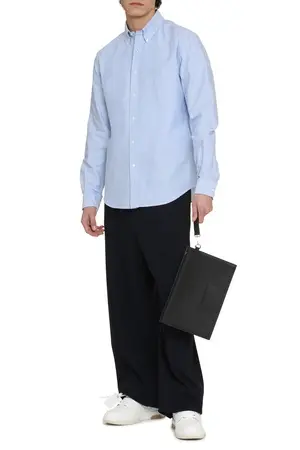 Aspesi Button-up Long-sleeved Shirt - Blue