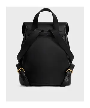 Celine Bonnie Backpack In Smooth Calfskin - Black