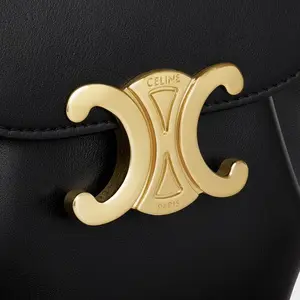 Celine Bonnie Backpack In Smooth Calfskin - Black