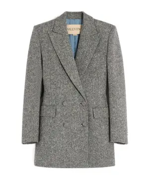 Valentino Garavani Long-sleeved Double-breasted Blazer