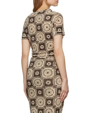 Nanushka Floral-print Short-sleeved T-shirt