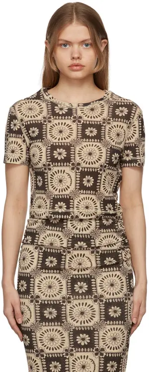 Nanushka Floral-print Short-sleeved T-shirt
