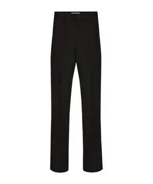 Valentino Garavani Mid-rise Tailored Trousers - Black