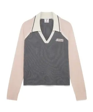 Casablanca Tennis Long Sleeve Polo Shirt