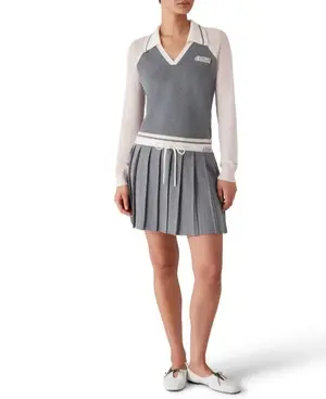 Casablanca Tennis Long Sleeve Polo Shirt - No
