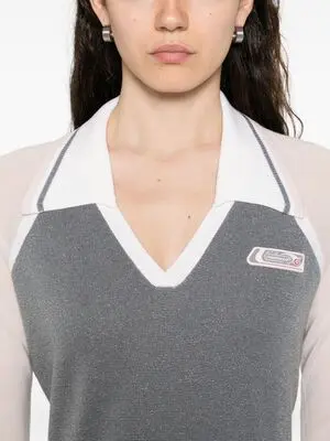 Casablanca Tennis Long Sleeve Polo Shirt - No