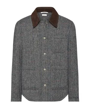 Thom Browne Herringbone Jacket - Dark Gray