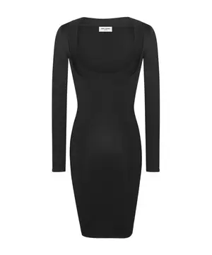 Saint Laurent Long Sleeve Day Dresses