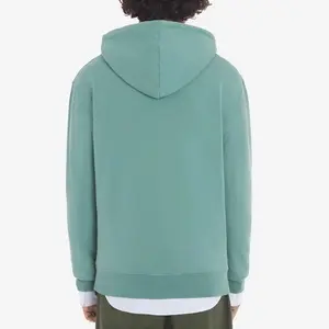 Maison Kitsuné Fox Head Patch Drawstring Hoodie - Blue