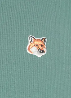 Maison Kitsuné Fox Head Patch Drawstring Hoodie