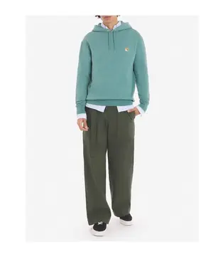 Maison Kitsuné Fox Head Patch Drawstring Hoodie