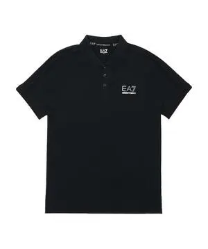 EA7 Logo Lapel Polo Shirt