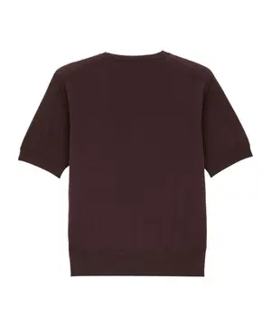 Saint Laurent Wool T-shirt Sweater - Marron