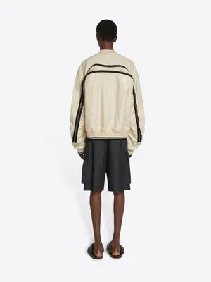Dries Van Noten Zip-detail Coated Bomber Jacket