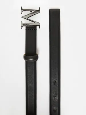 Max Mara Logo Plaque Belt