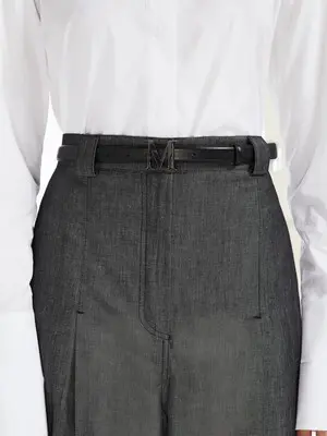 Max Mara Logo Plaque Belt