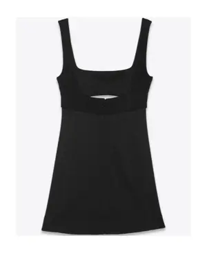 Saint Laurent Cut-out Mini Dress