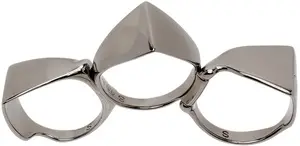 VIVIENNE WESTWOOD Silver Tone Multi-finger Ring - Gray
