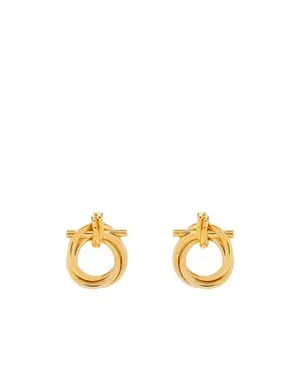 FERRAGAMO Gancini Earrings - Yellow