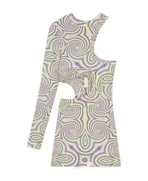 Stella McCartney Printed One-sleeve Top