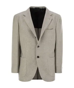 Kiton Single-breasted Tailored Blazer - Gray