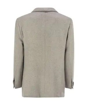 Kiton Single-breasted Tailored Blazer - Gray