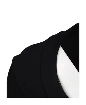 Alaïa U-neck Knitted Dress With Heart Cut-outs