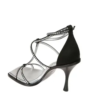 Dsquared2 Embellished Open Toe Stiletto Sandals