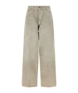 Haikure Contrast Stitching Bottoms For Women