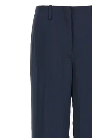 Theory Straight Leg Pleated Trousers
