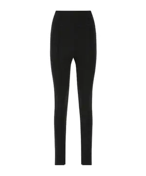 ROTATE BY BIRGER CHRISTENSEN Pleat-seam Stretch Leggings