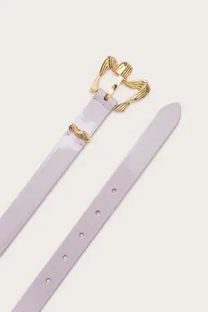 By Far Sculpted Buckle Belt