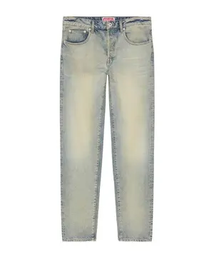 Kenzo Logo Patch Straight-leg Jeans