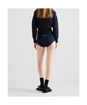 Prada Boat Neck Ribbed Jumper