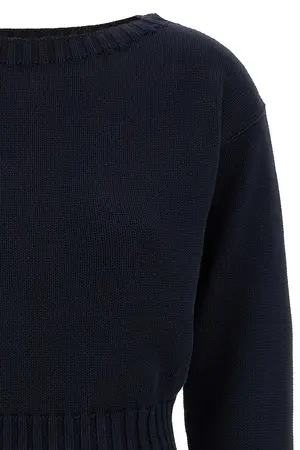 Prada Boat Neck Ribbed Jumper