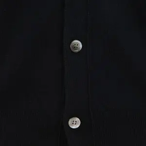 Play Comme Des Garcon Logo Button Cardigan - Black