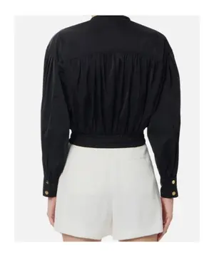 Elisabetta Franchi Zip-up Crewneck Bomber Jacket